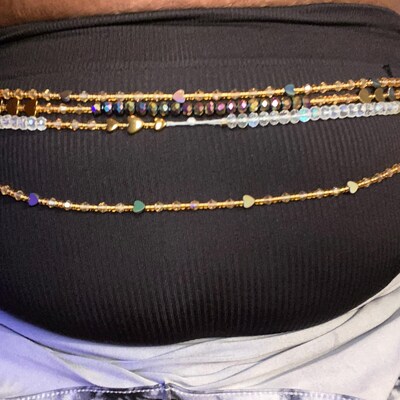 BROWN OWNED WAIST Beads for Women,beige Waist Beads,brown Waist Beads ...