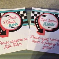 1950s Diner Theme Photo Booth PRINTABLES Props Sock Hop Themed for ...