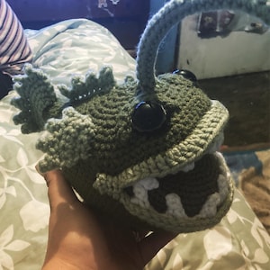 CROCHET PATTERN Angus the Anglerfish Crochet Amigurumi Stuffed Fish ...