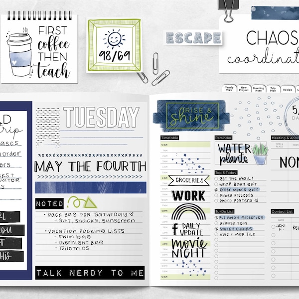 The Versatile Planner - Undated All-round Planner for Your Work and ...