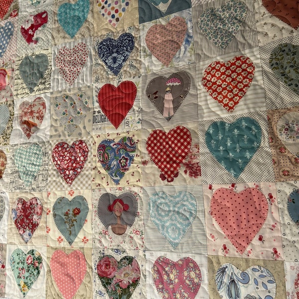 Heartstrings Quilt Pattern - Etsy