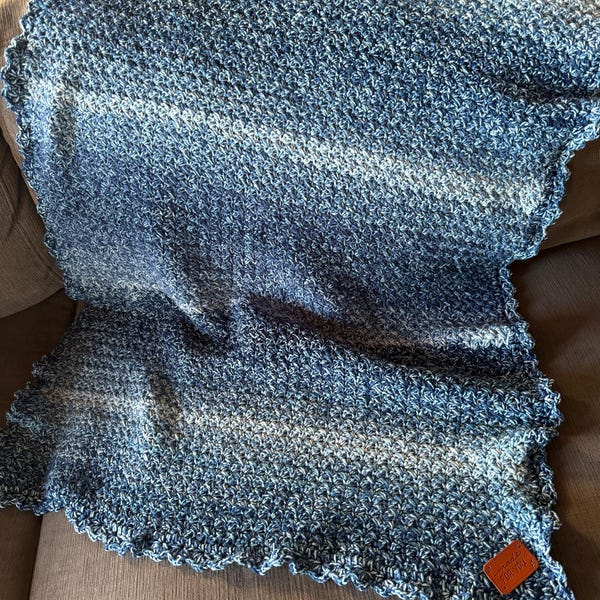 One Skein Baby Blanket Crochet Pattern PDF Download - Etsy Canada