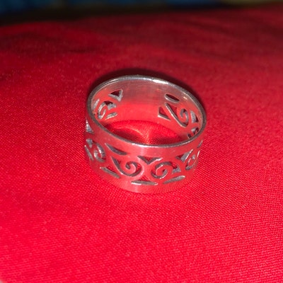 18 Sterling Silver Segmented Black Orb Necklace Vintage - Etsy