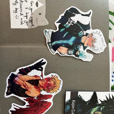 HERO&VILLAIN SWAP Stickers hawks, Endeavor, Shigaraki and Dabi / Touya ...