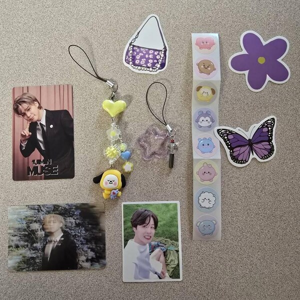 BTS - Army Bomb With Purple Star Charms/straps for Phone Cases, Ear ...