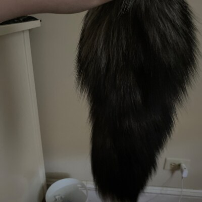 Blue Fox Tails and Silver Fox Tails - Etsy