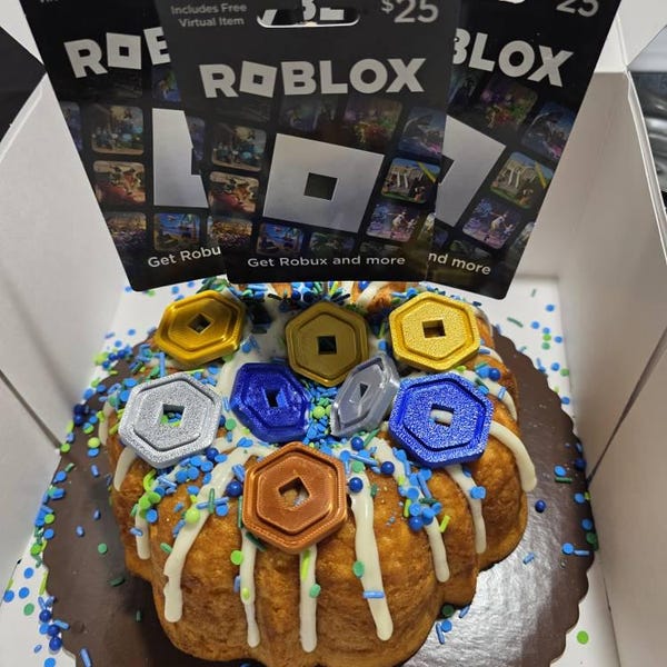 Roblox Robux Coins! Two-sided, Decoration, Party Favors, Play Money ...