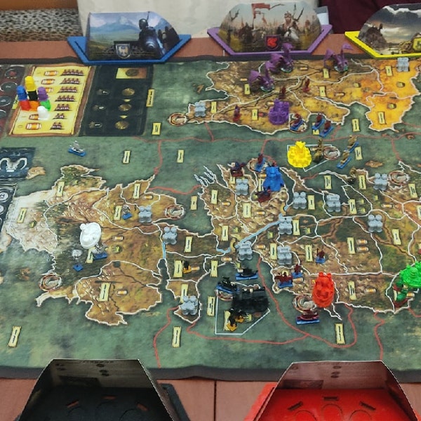 3D Deluxe Risk Got Token Set Compatible With Most Medieval Board Games ...