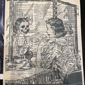 Raven in Skeleton Rib Cage Horror Home Decor Gothic Decor Goth - Etsy