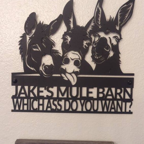 Custom Goat Metal Wall Signs-personalized Goat Metal Wall Art-goat ...