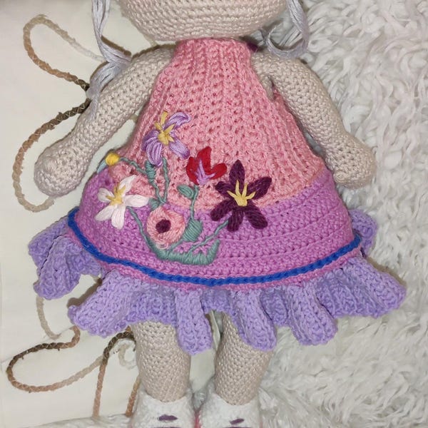 Amigurumi Crochet Tilda Bunny Pattern. Unclothed. Bunny ONLY, Pants Not ...