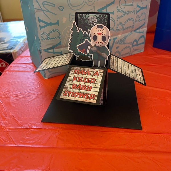 Horror Movie Pop-up Card - Etsy