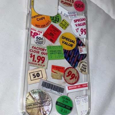 Grunge Aesthetic Stickers Case for iPhone 15 Pro 14 Plus 13 12 Mini X ...