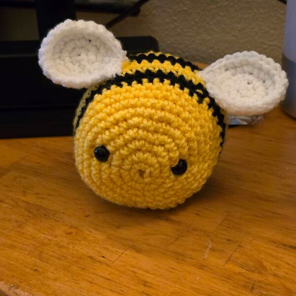 2n1 Bee Crochet Pattern: Amigurumi Bee, Bumblebee Plush, Jumbo Bee ...