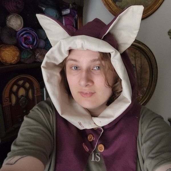 Medieval Open Hood PDF Pattern and Tutorial - Size SMALL - Etsy