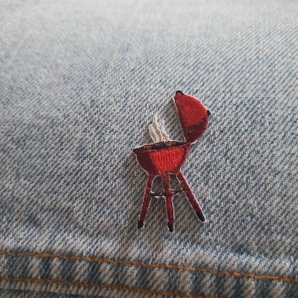 Mini Barbecue Applique Patch - BBQ Grilling Food Cooking Tailgate ...