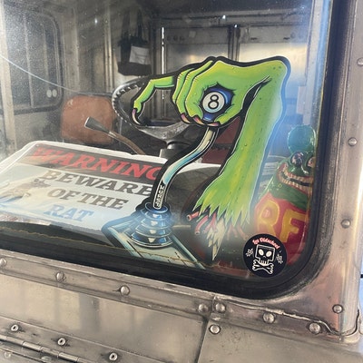 Zombie Hand Hurst Shifter High Quality Vinyl Decal, Hot Rod Art, Garage ...