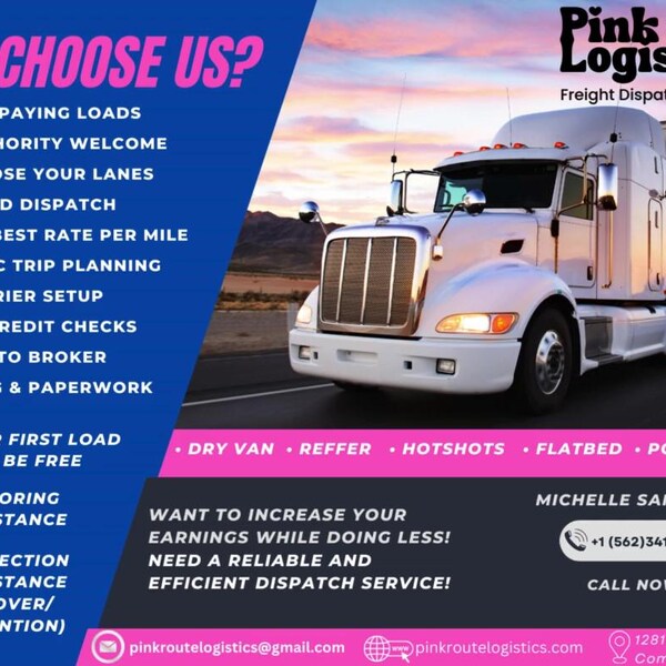 Dispatcher Flyer Canva Template, Logistics Flyer, Dispatch Flyer ...