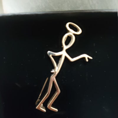 Large Saint Pin or Pendant chain Not Included 1 3/4 Inches - Etsy