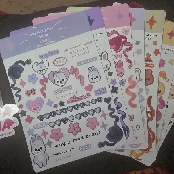 Stray Kids 3RACHA Holographic Logo Sticker - Etsy