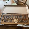 Custom Wooden Shop Sign | Wood Workshop Sign | Gifts for Men | Gifts ...