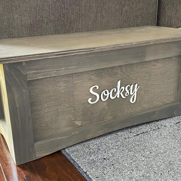Modern Rustic Wooden Box Engraved and Personalized Storage for Tea ...