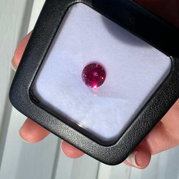 Precision Cut, 6.10 Ct Lab Yellow Sapphire, 11 MM Round Cut Yellow Sapphire, Excellent Cut ...