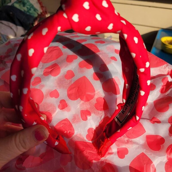 Hearts and Valentines Print Cotton Headbands for Women and Children ...
