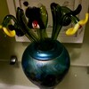 Glass Dog With Big Ears Figurine Dog Animals Glass Artglass Doll House ...