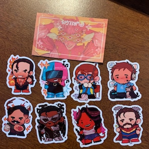 Dispatch | 2in Chibi Stickers - Etsy