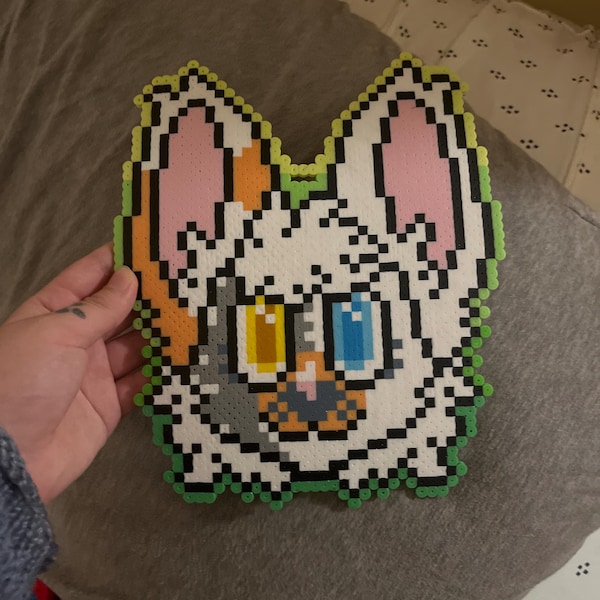 Custom Fursona Perler Badges! - Etsy