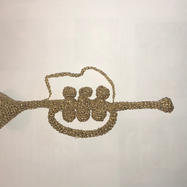 Trumpet Crochet Pattern, Amigurumi Trumpet Crochet Pattern, Trumpet ...