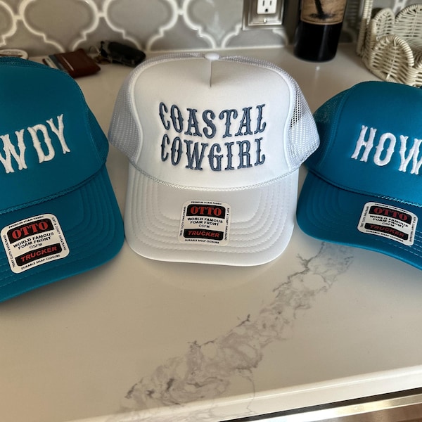 Embroidered Howdy Trucker Hat, Howdy Caps, Howdy Embroidery Hat - Etsy