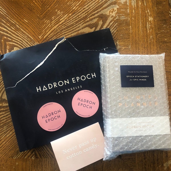 Blue Grid Weekly Undated Planner Spiral Wide-format Hadron Epoch ...