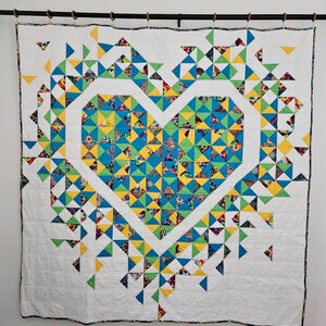 PDF Exploding Heart Quilt Pattern Digital Download by Slice of Pi ...