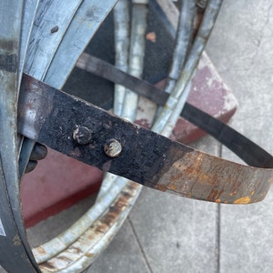 Nice Whiskey Barrel Hoops, Barrel Bands, Barrel Rings, Authentic Metal ...