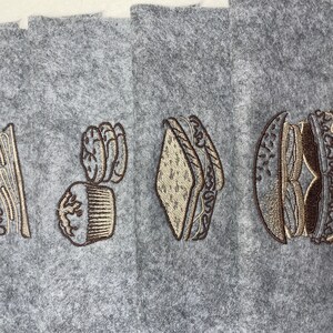 Vegetables Set Machine Embroidery Design - Etsy