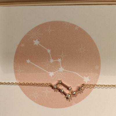 Personalised Constellation Birthstone Bracelet Zodiac Jewellery Gift ...