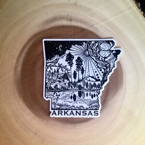 Arkansas State Sticker 4 Weatherproof and Durable, Outdoor Sticker ...