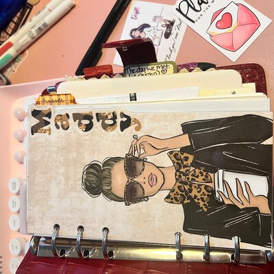 Fall Girl Planner Dashboard for Your Pm Mm Gm Agendas, Personal ...