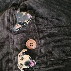 Custom Pet Pin dogs, Cats, Horses, Birds, Etc - Etsy
