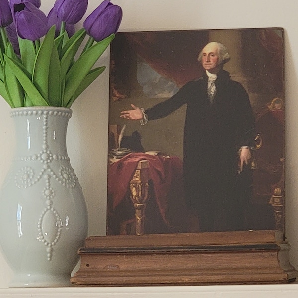 Handmade George Washington Desk Antique Reproduction Colonial Primitive ...