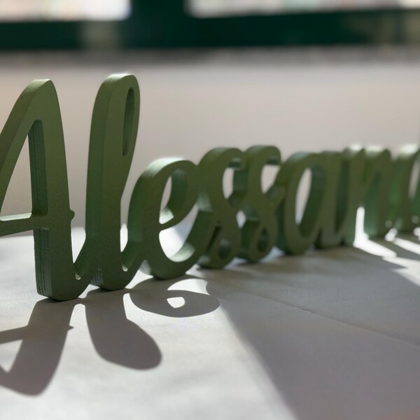 Self Standing Custom Signs | Tabletop Wood Sign | Home Decor Letters ...