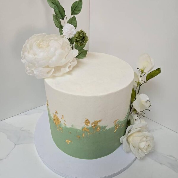 Wafer Paper Lotus Flower for Cake Decoration, Wedding Cake Topper, Cake ...