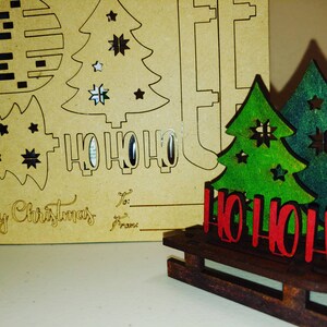 Santa suit box laser template Digital download files | Etsy