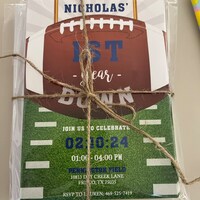 First year Down Birthday Invitation Digital File or Prints - Etsy