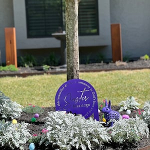 Round Farm Scene Welcome Metal Sign - Etsy