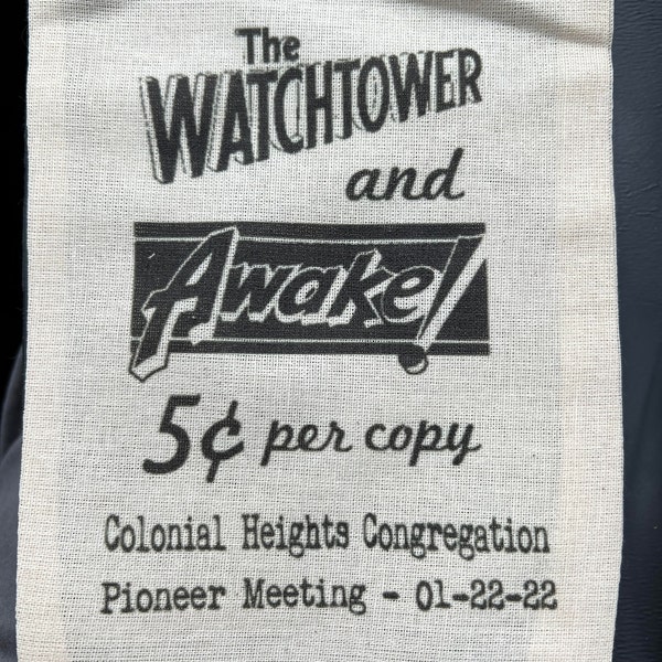 JW Gift Bags - Watchtower and Awake Pioneer Gift Bags - Etsy