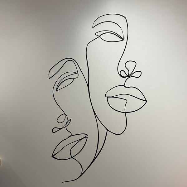 Woman Wall Decal. Abstract Woman Wall Decal. Beautiful Woman Wall Decal ...