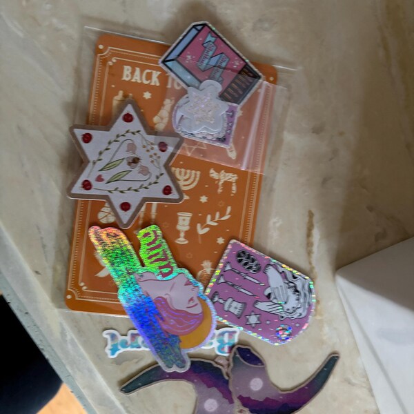 Jewish Kraft Paper Shofar Sticker/ Party Favors/ Gift/holidays/ Shabbat ...